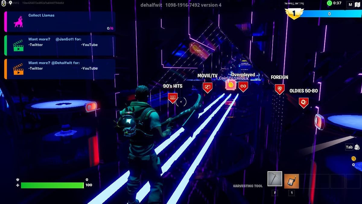 Fortnite Guess The Song Latest Codes 2022