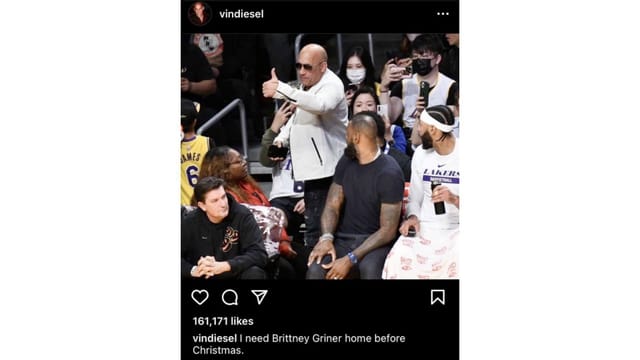 "Ain't wanna mess with family": Hilarious Vin Diesel Brittney Griner ...