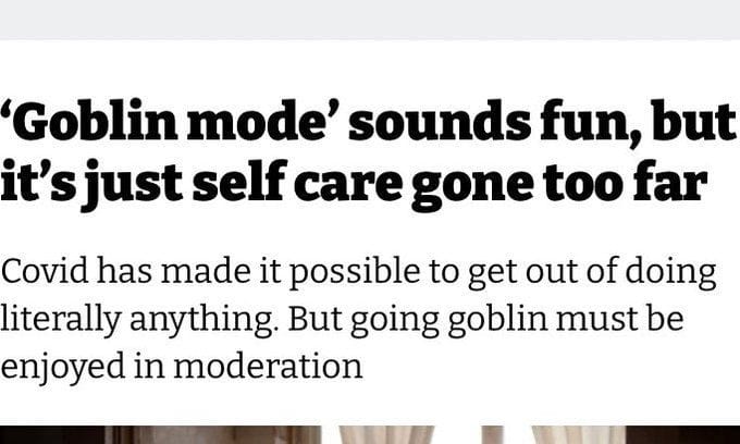Goblin mode: What is Goblin Mode? 2022 Oxford word of the year leaves ...