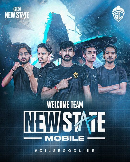 GodLike Esports announces PUBG New State Mobile roster