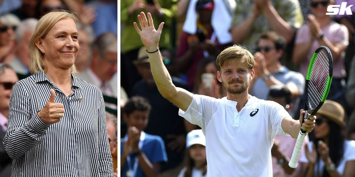 David Goffin earns Martina Navratilova's praise on his birthday