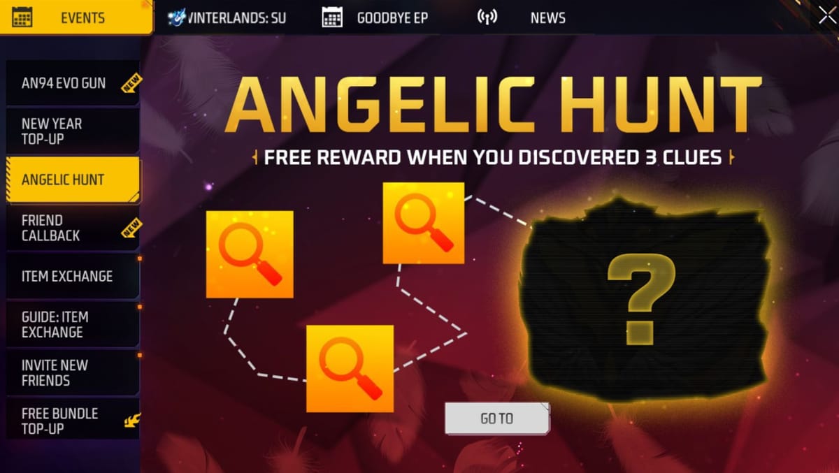 Free Fire Angelic Hunt event details revealed (MAX version)