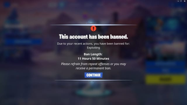 Why Fortnite XP glitches can likely get you banned in Chapter 4