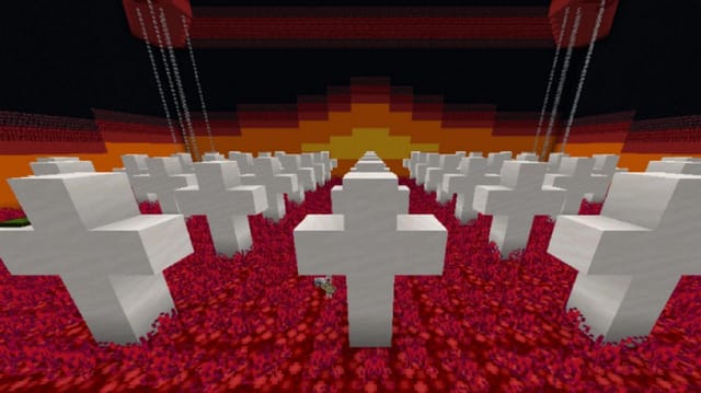 Minecraft player creates Metallica's Master of Puppets album cover