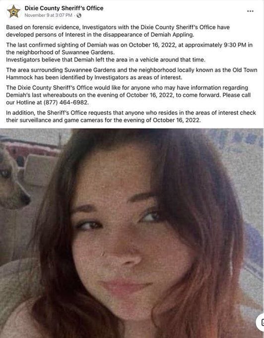 What happened to Demiah Appling? Human remains found in Florida ...
