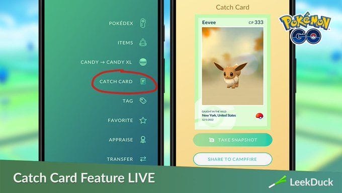 What are Catch Cards in Pokemon GO and how to use them