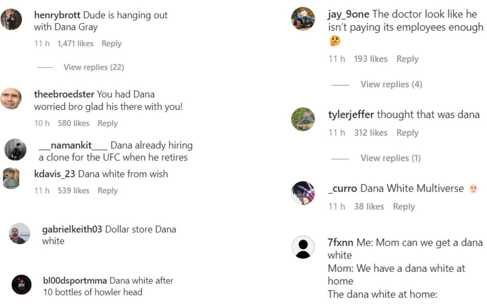 Dana White lookalike in Jiri Prochazka's new post gets MMA Twitter ...