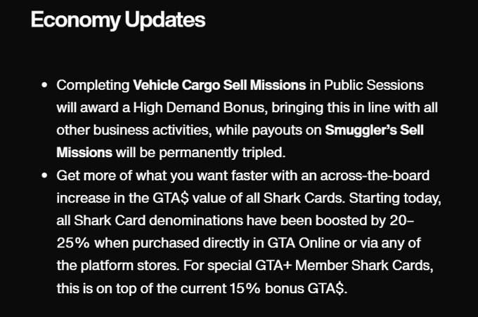 GTA Online Smuggler’s Sell missions to be permanently tripled with ...