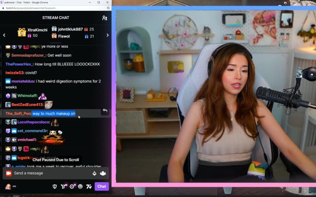 Pokimane calls out viewers who criticized her for wearing "way too much ...