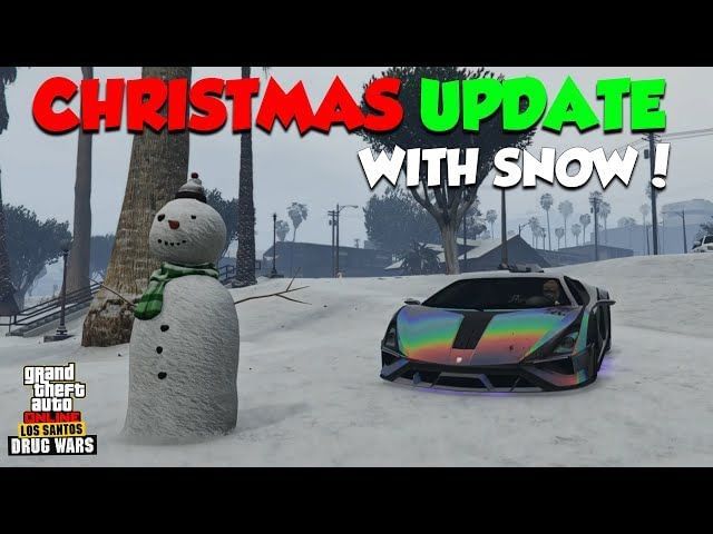 GTA Online Festive Surprise update finally adds snow to the game