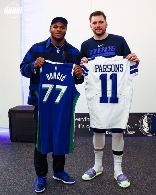 “I’m still shocked” – Micah Parsons reveals he was in awe of Luka Doncic after exchanging ...