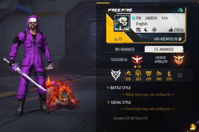 What is Pro Nation's Free Fire ID? Stats, rank, YouTube earnings, and more