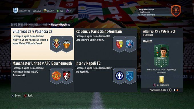 Fifa 23 Ultimate Team World Cup Marquee Matchups Sbc December 29 How