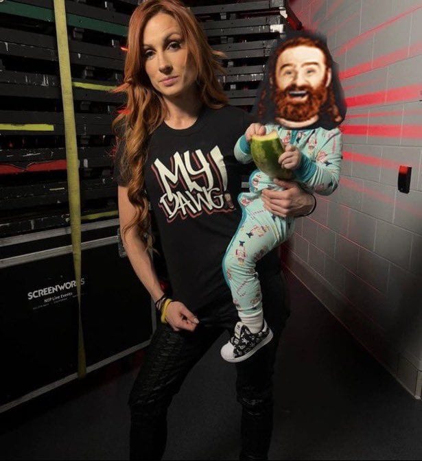 Sami Zayn breaks silence on Becky Lynch carrying "Baby Sami" in edited ...