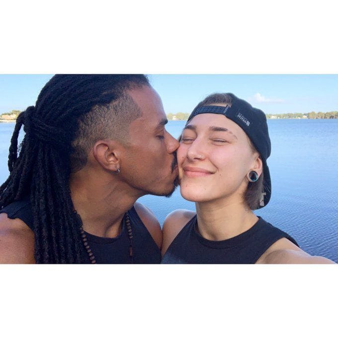 Who did WWE star Rhea Ripley date before Buddy Matthews?