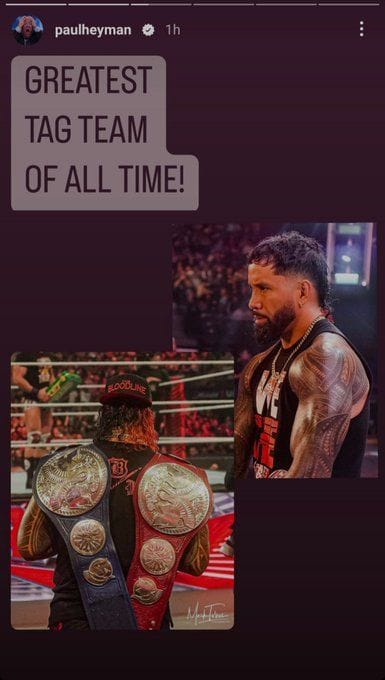 Paul Heyman heaped praise on current Champions following massive ...