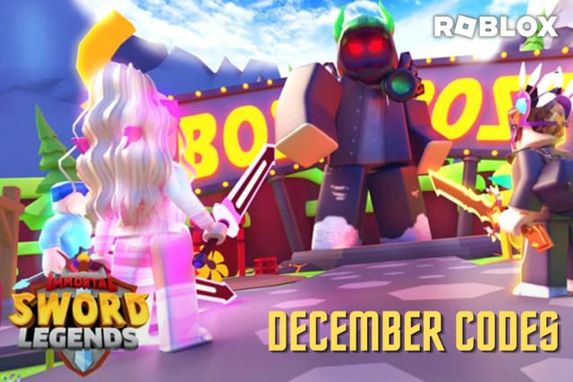 Roblox Immortal Sword Legendscodes for December 2022: Free coins and gems