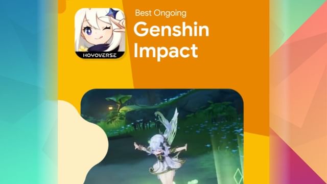 Genshin Impact wins the ‘Best Ongoing’ game award in Google Play’s Best of 2022