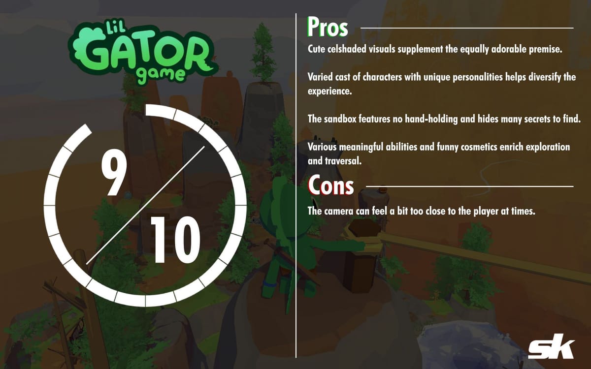 Lil Gator Game review - A short, wholesome hike through the wilderness ...