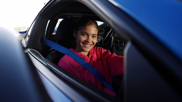 In Pictures: Porsche ambassador Emma Raducanu hits the racetrack at ...