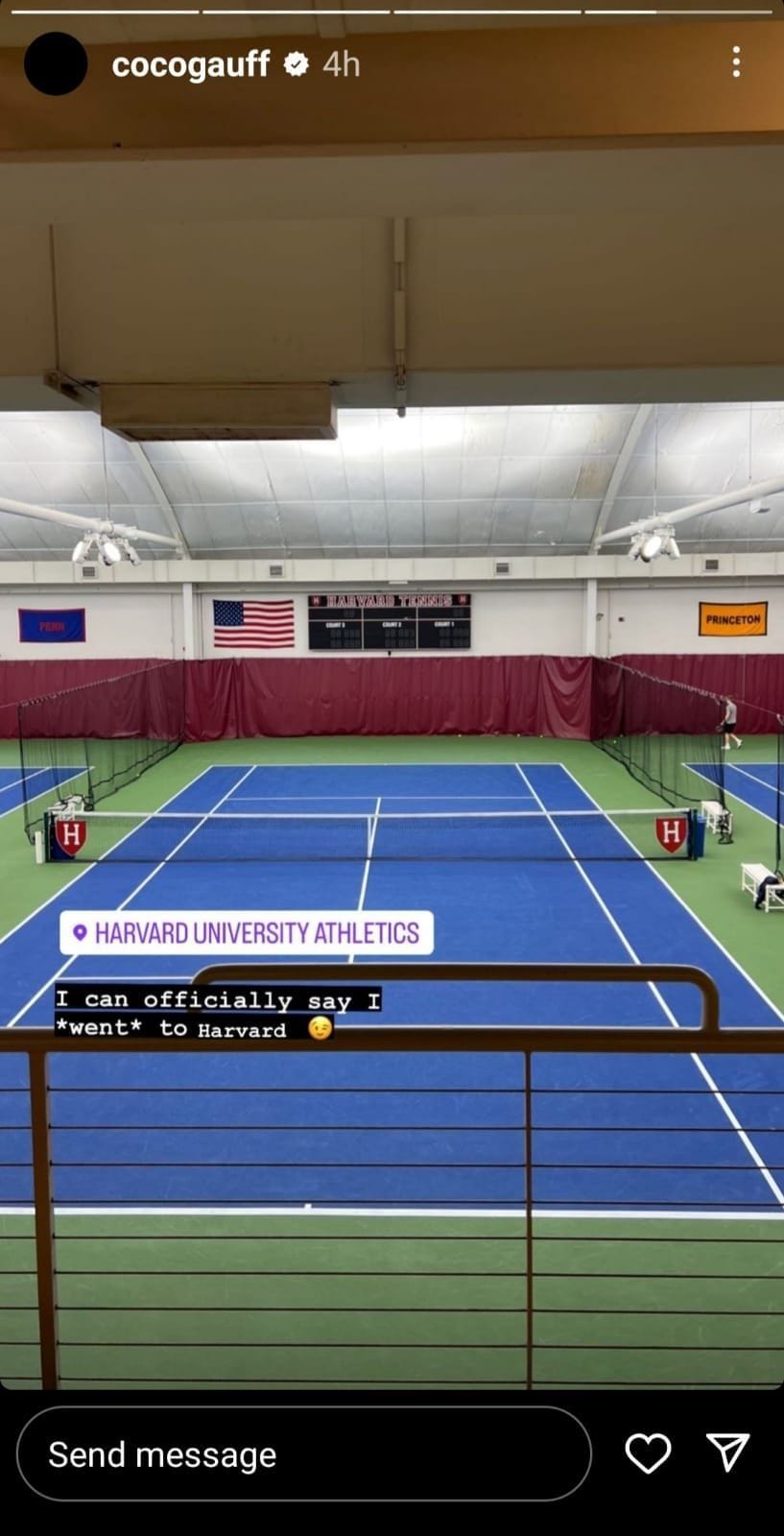 "I can officially say I went to Harvard" - Coco Gauff jokes about ...