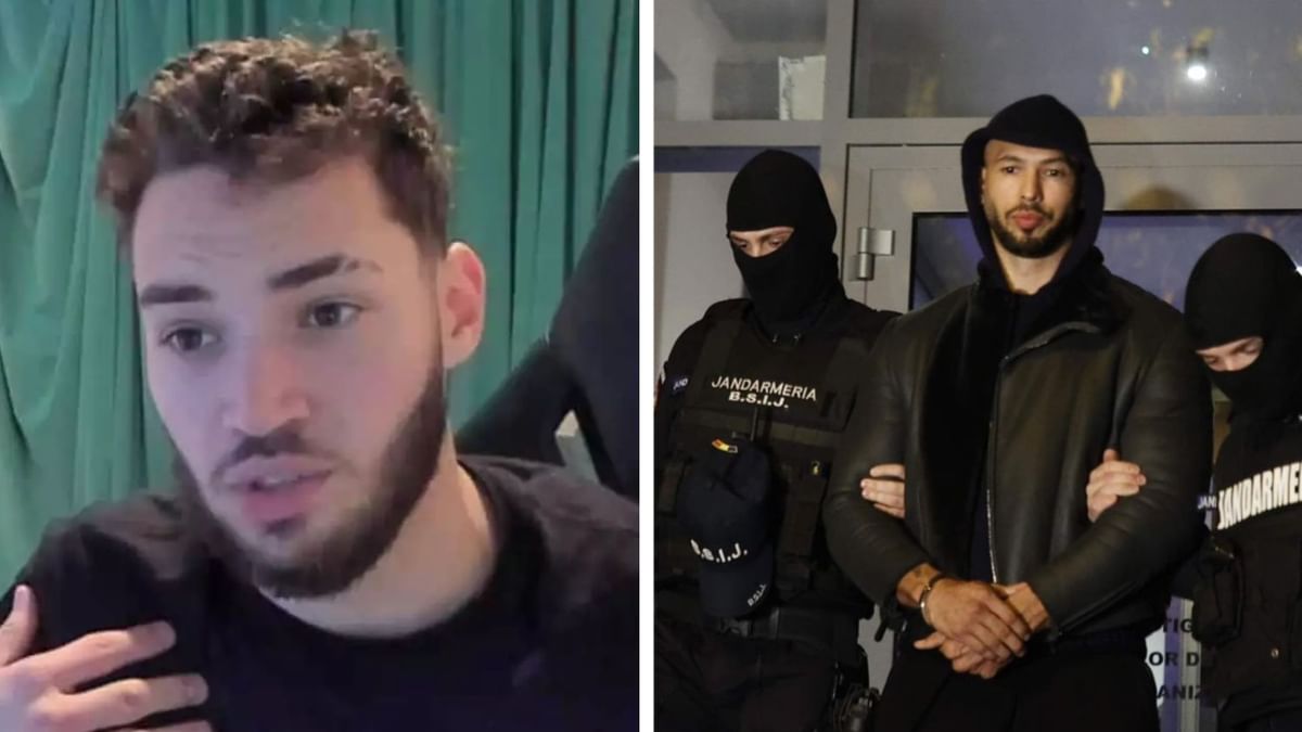 "No way man": Adin Ross, Hasan Abi, Clix, and other streamers react to Andrew Tate's arrest