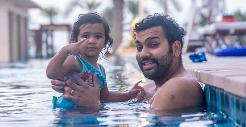 Rohit Sharma shares a heartwarming picture with daughter Samaira