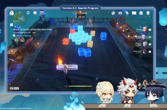 When is the Genshin Impact 3.3 update getting released?