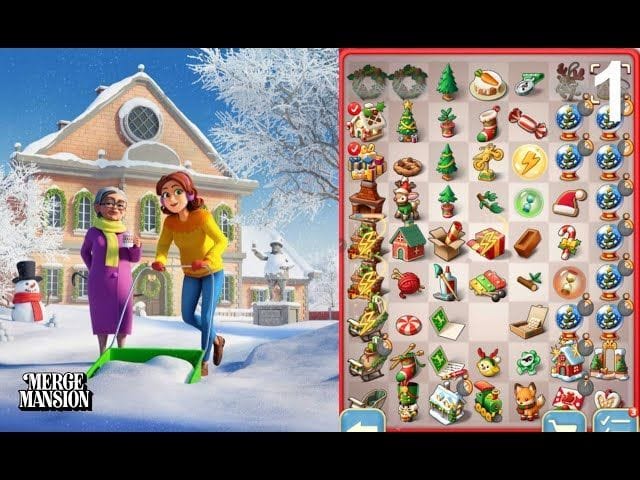 How to get a Santa's Sleigh in Merge Mansion