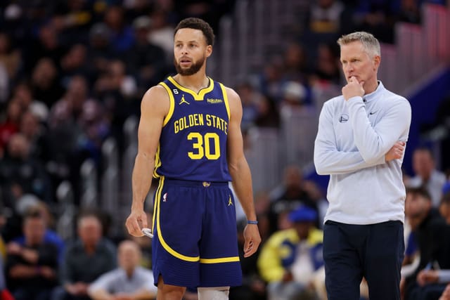 Steve Kerr hilariously admits he knew Steph Curry’s viral video of full-court shots was fake ...
