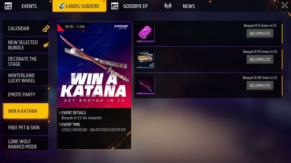 Garena provides free Gingerbread's Bane through new Free Fire MAX event