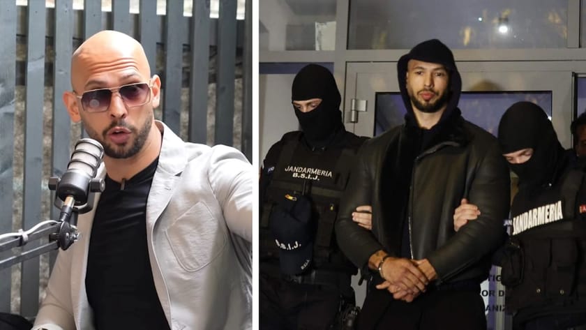 Breaking: Andrew Tate arrested after house was recently raided by ...