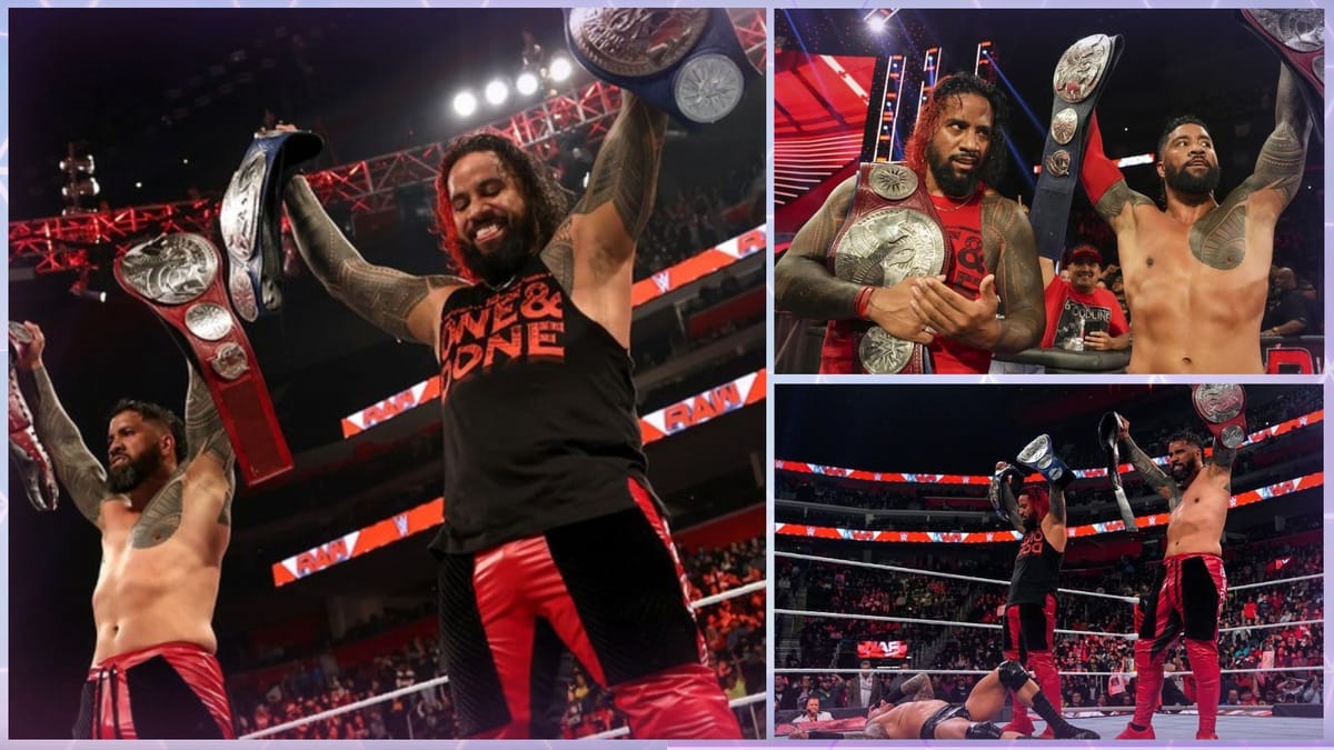 Bloodline members defend their titles against newly formed team on WWE RAW
