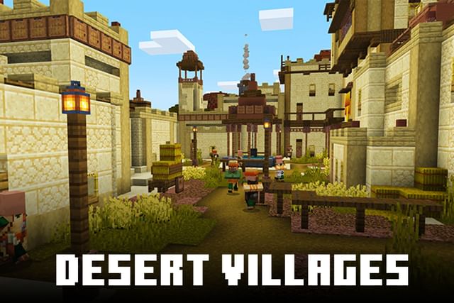 How to find desert villages in Minecraft