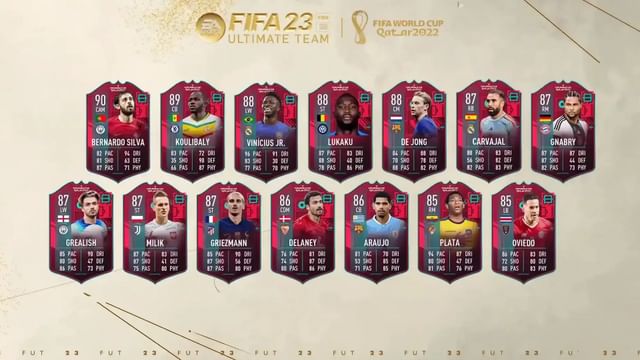 Which FIFA 23 Path to Glory (PTG) cards have received an upgrade?