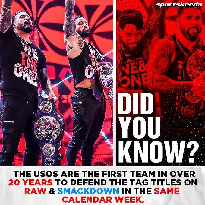 WWE SmackDown: The Usos to defend Undisputed WWE Tag Team Titles on ... WWE SmackDown: The Usos to defend Undisputed WWE Tag Team Titles on ...