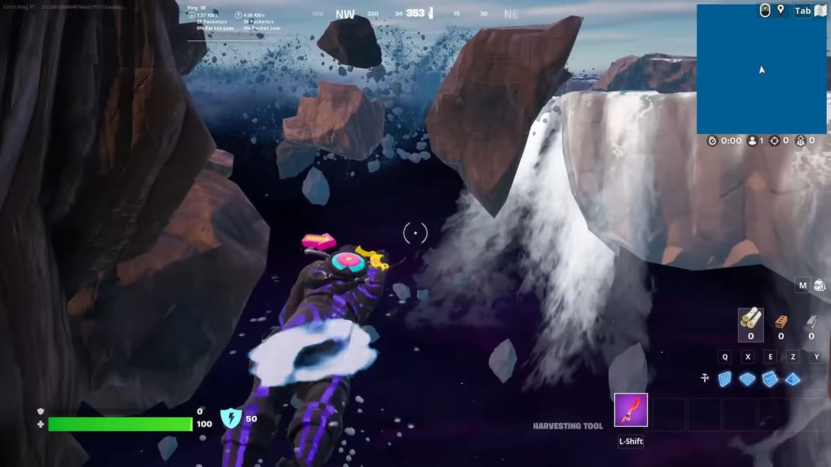 Fortnite player reaches the edge of the map, here is what happens