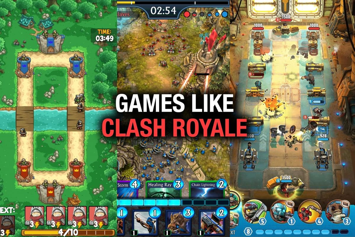 5 best Android games like Clash Royale