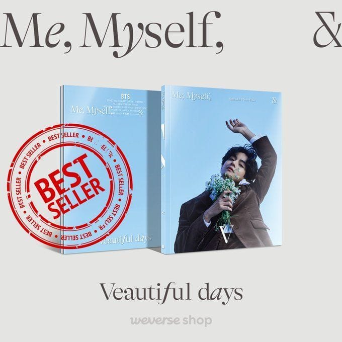 BTS V’s photobook series "Veautiful Days" ranks first on several ...