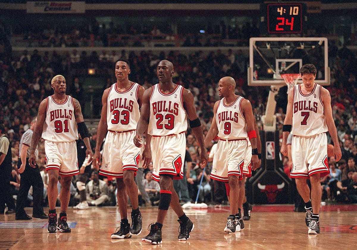 Tracking the evolution of Dennis Rodman's stats during Chicago Bulls ...