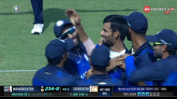 [Watch] Saurashtra all-rounder Chirag Jani takes hat-trick in Vijay ...