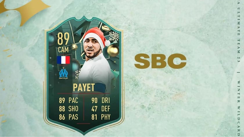 FIFA 23 Dimitri Payet Winter Wildcards SBC - How to complete, estimated costs, and more