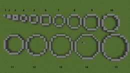 How To Easily Create Circles In Minecraft