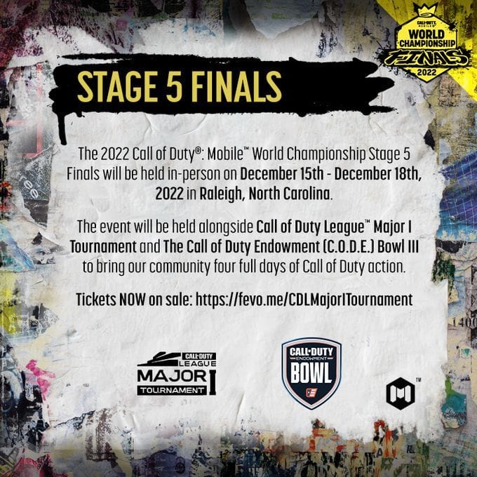 COD Mobile World Championship 2022 Stage 5: Groups, schedule, and ...