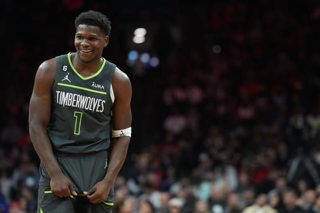 Where does Anthony Edwards' stats rank among the players from his NBA ...