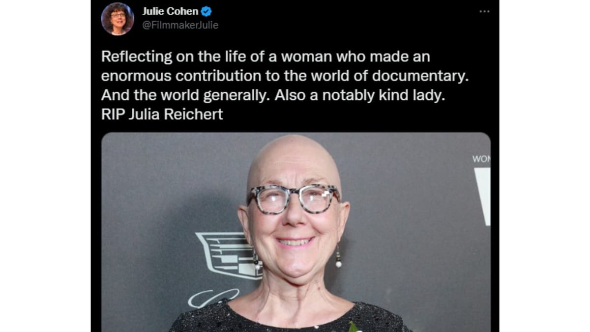 Who was Julia Reichert? Tributes pour in as Oscar-winning documentarian ...