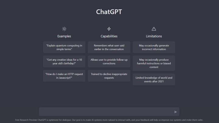 How to use ChatGPT, the AI ChatBot from OpenAI