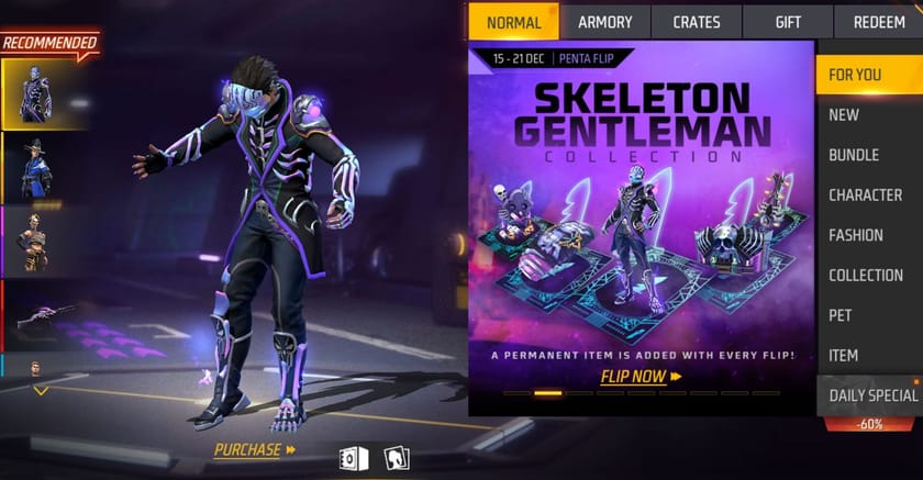 Garena offers 50% discount on Free Fire MAX fashion bundles