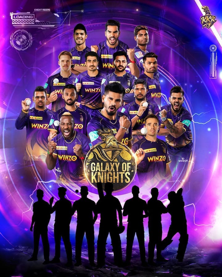 Kolkata Knight Riders Team 2025 Players List & Stats