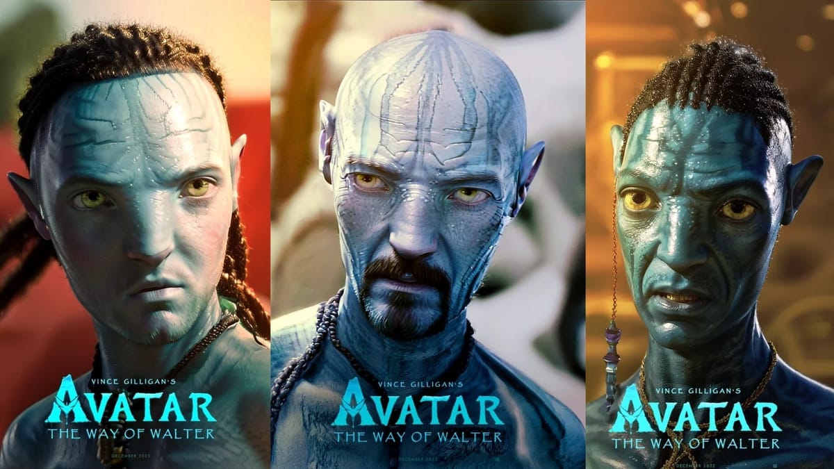 Avatar 2 gets a Breaking Bad makeover as Walter White turns Na'vi in ...